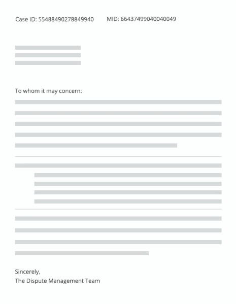 How to Write a Cover Letter in DisputeFlow – Chargeback Portal